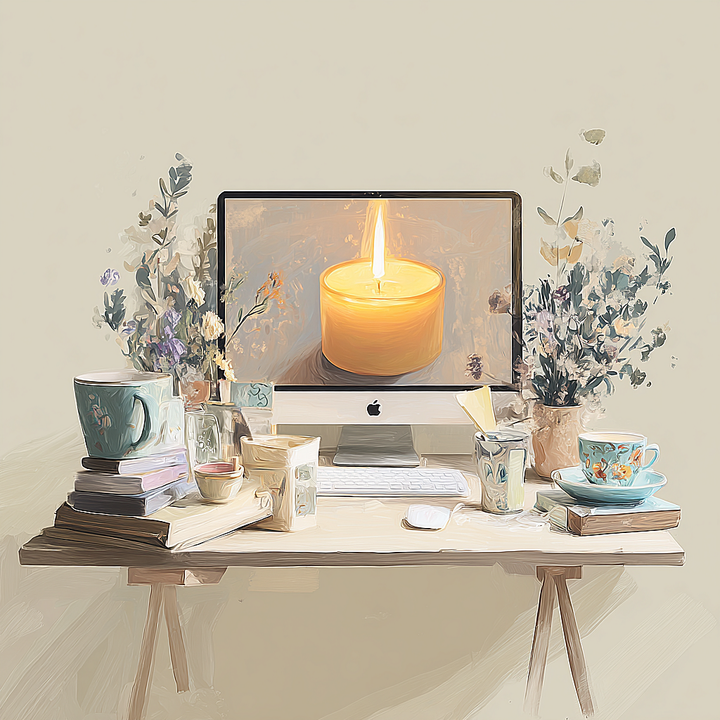 Como usar nossa vela virtual para uma homenagem?